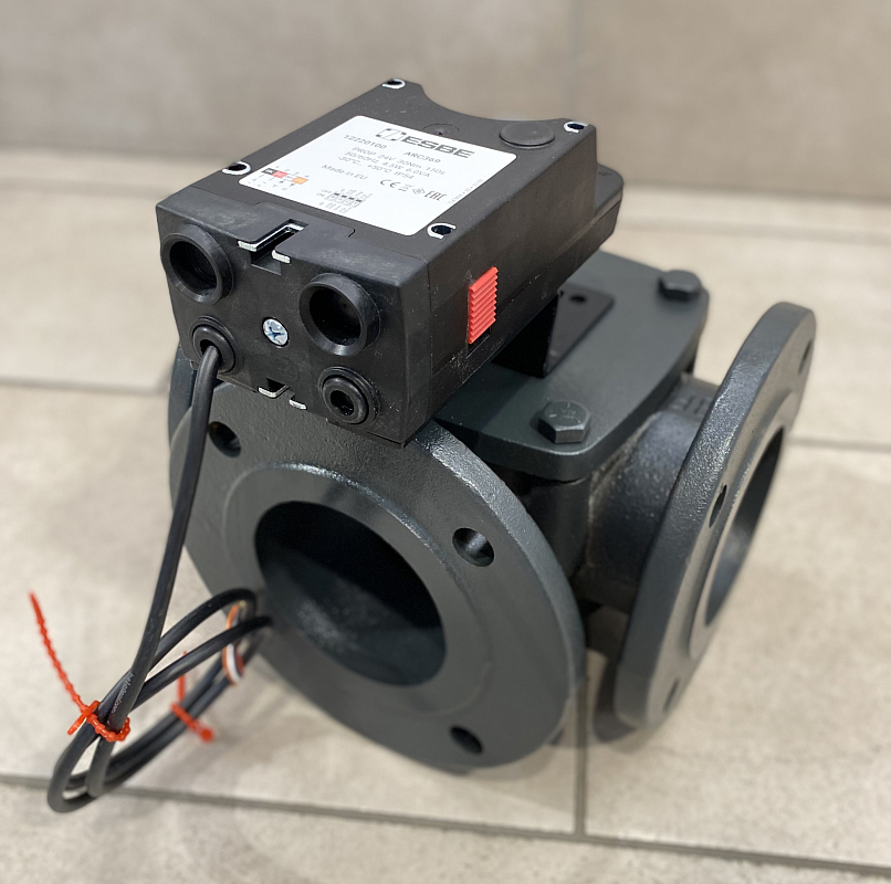 Клапан ESBE 3F100 фланцевый с приводом ESBE ARC369 0..10В 30Нм купить с ...